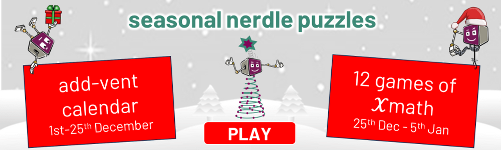 Nerdle and other daily math and number games from the nerdleverse